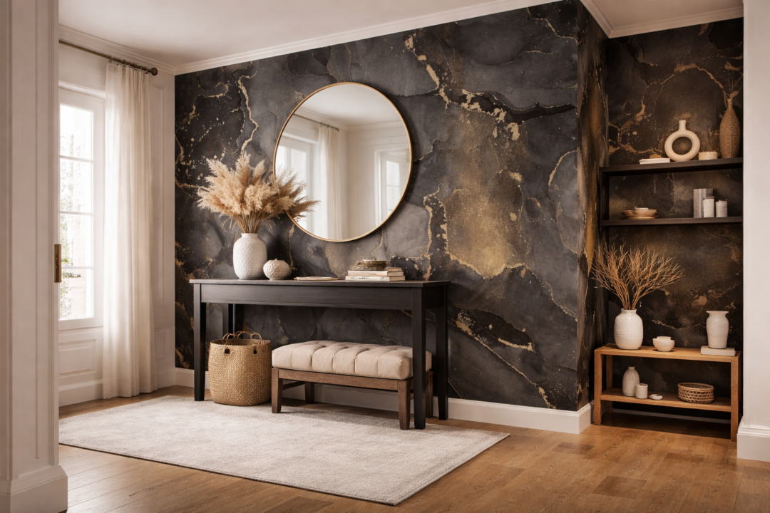 Entrance Wall Design Calgary | Wall Design For Home Entrance